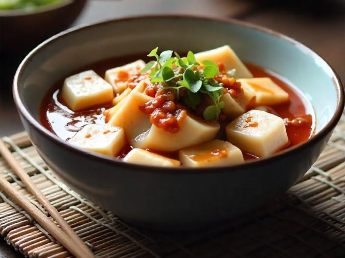 How To Prepare Mung Bean Curd with Chili Oil Sauce ? – Coba Grill Hong Kong