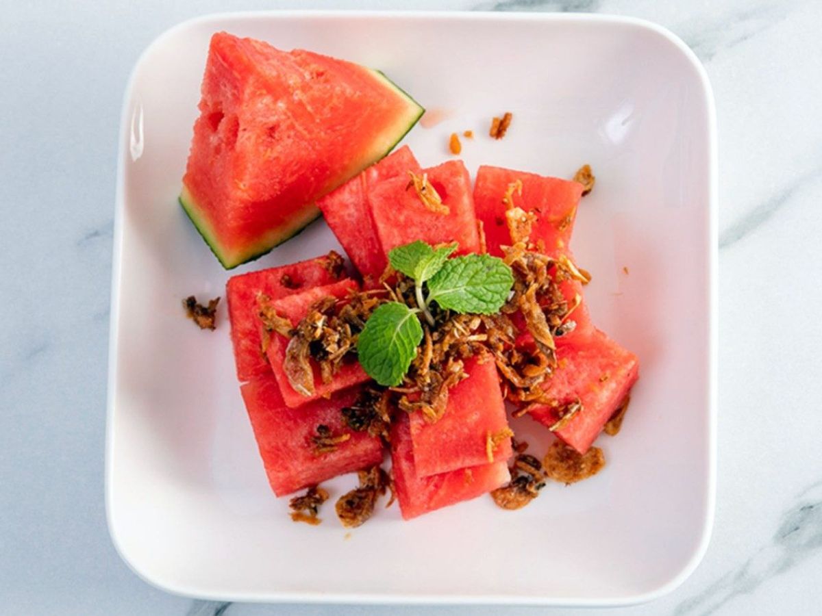 Haeng Tang Mo (Watermelon with Dried Fish) with Ginger in Hong Kong ...
