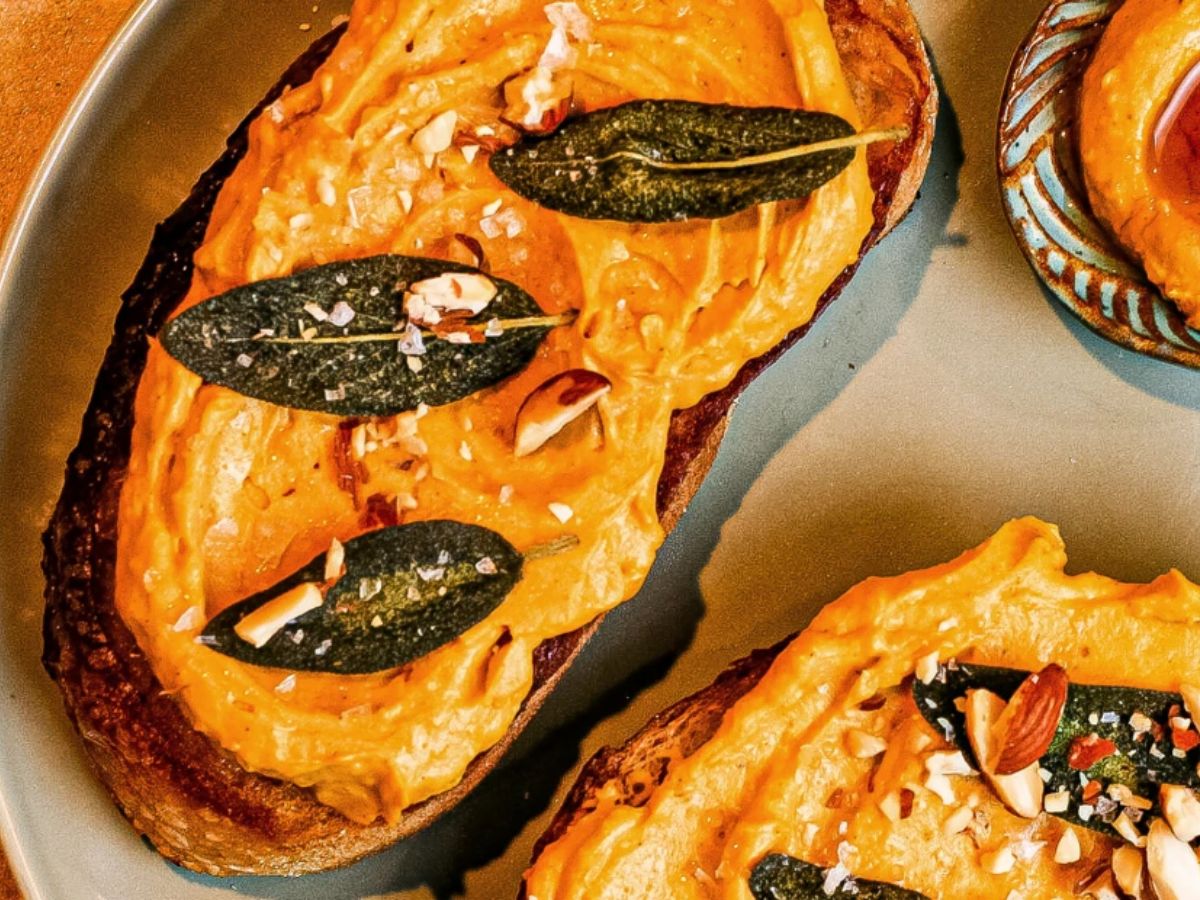 How To Prepare Roasted Squash Whipped Ricotta Toast with Fried Sage ...